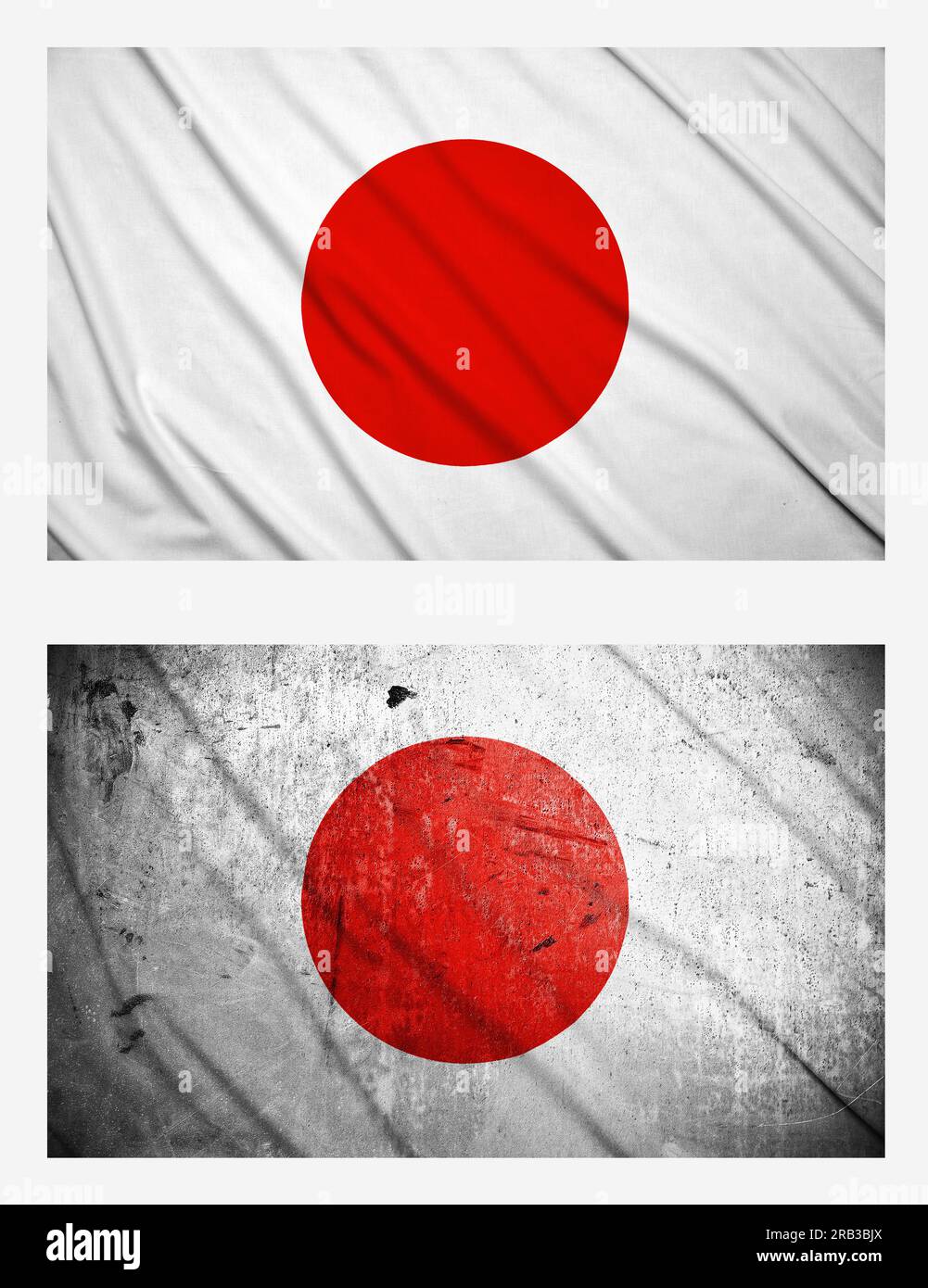 Old japanese flags hi-res stock photography and images - Alamy