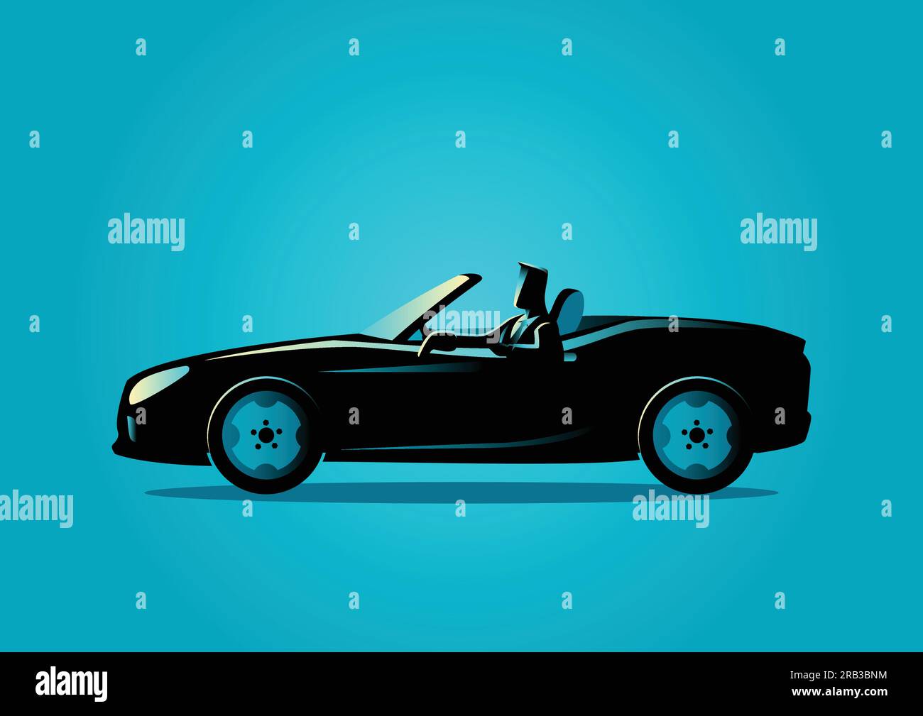 Prestigious car Stock Vector Images - Alamy