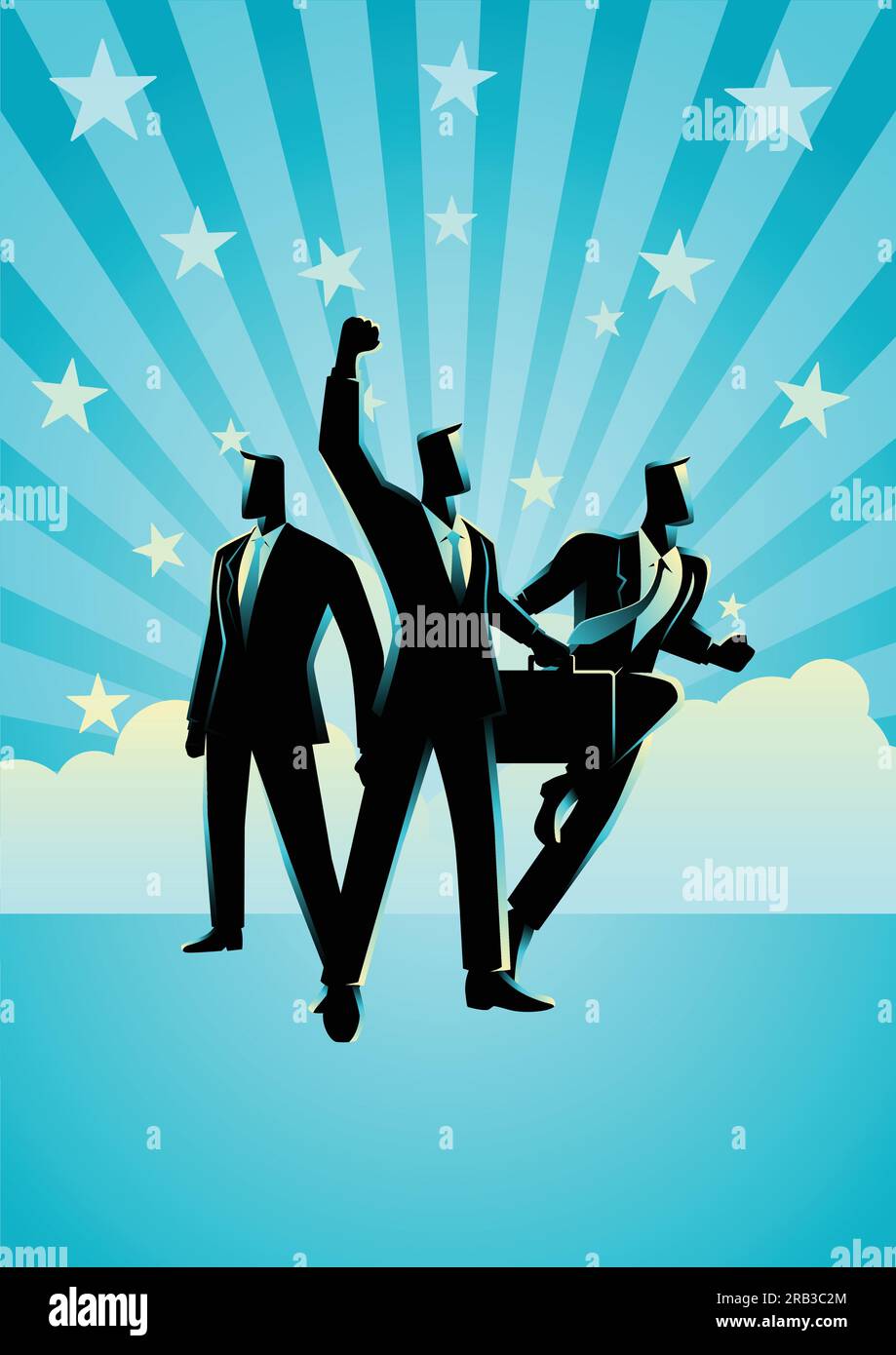 The winning team Stock Vector Images - Alamy