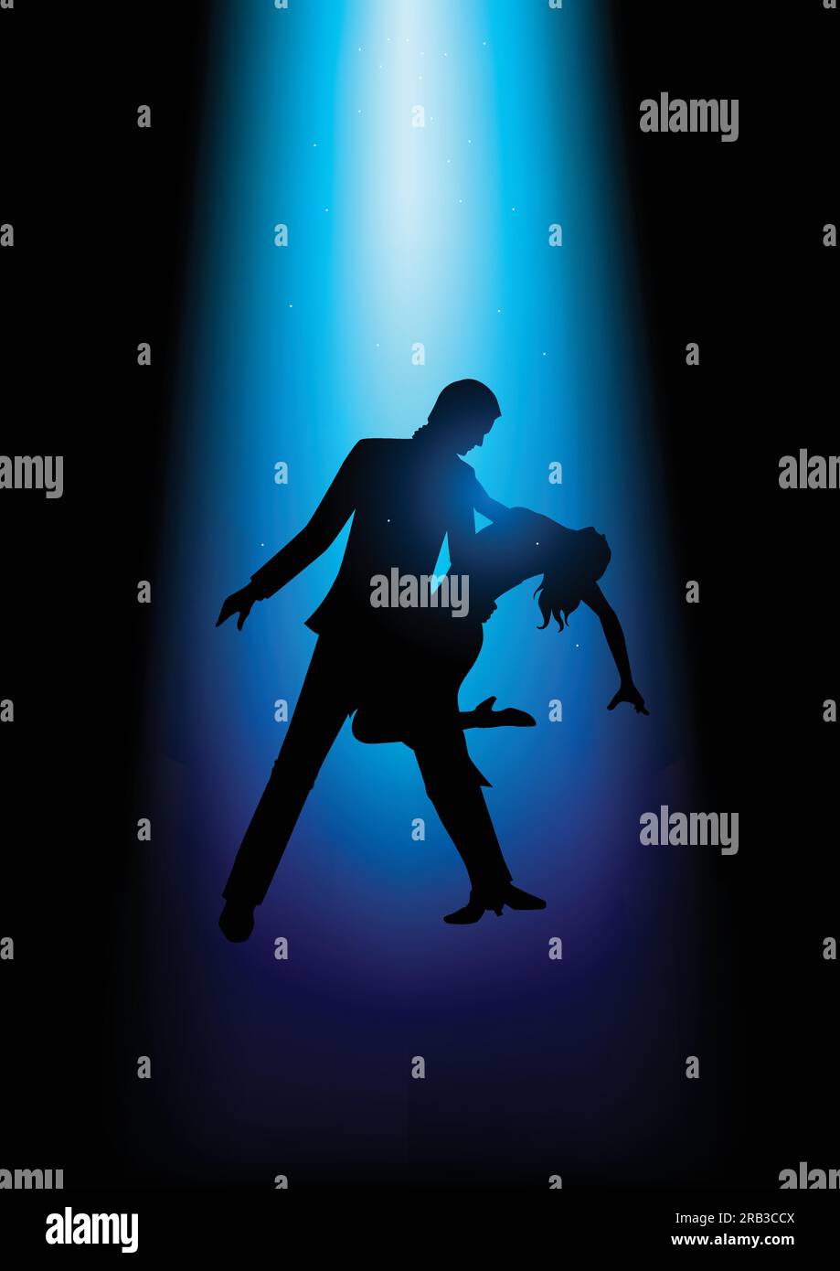 Prom dance couple Stock Vector Images - Alamy