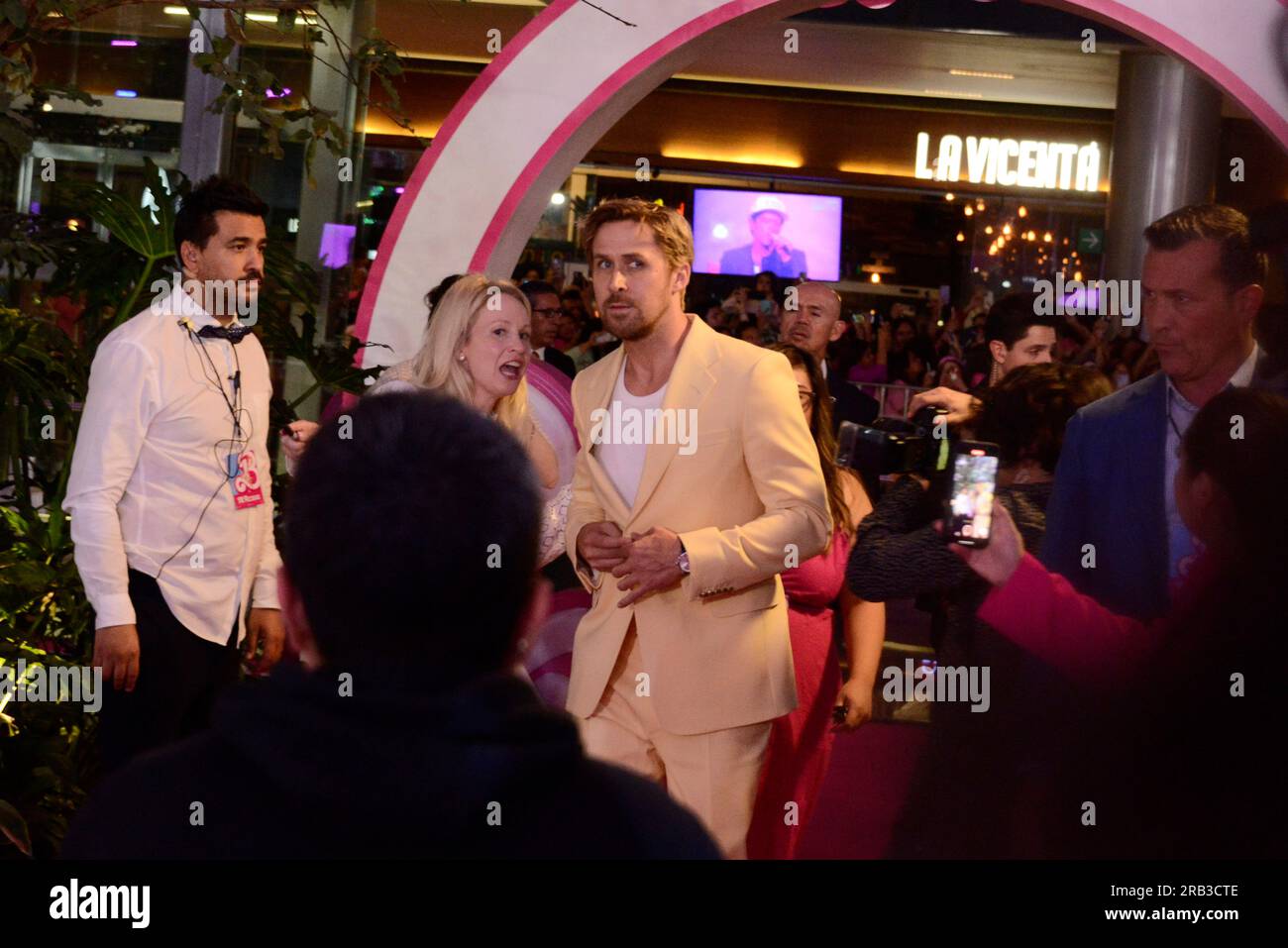 Mexico City, Mexico. 6th July, 2023. Actor Ryan Gosling attends the ...