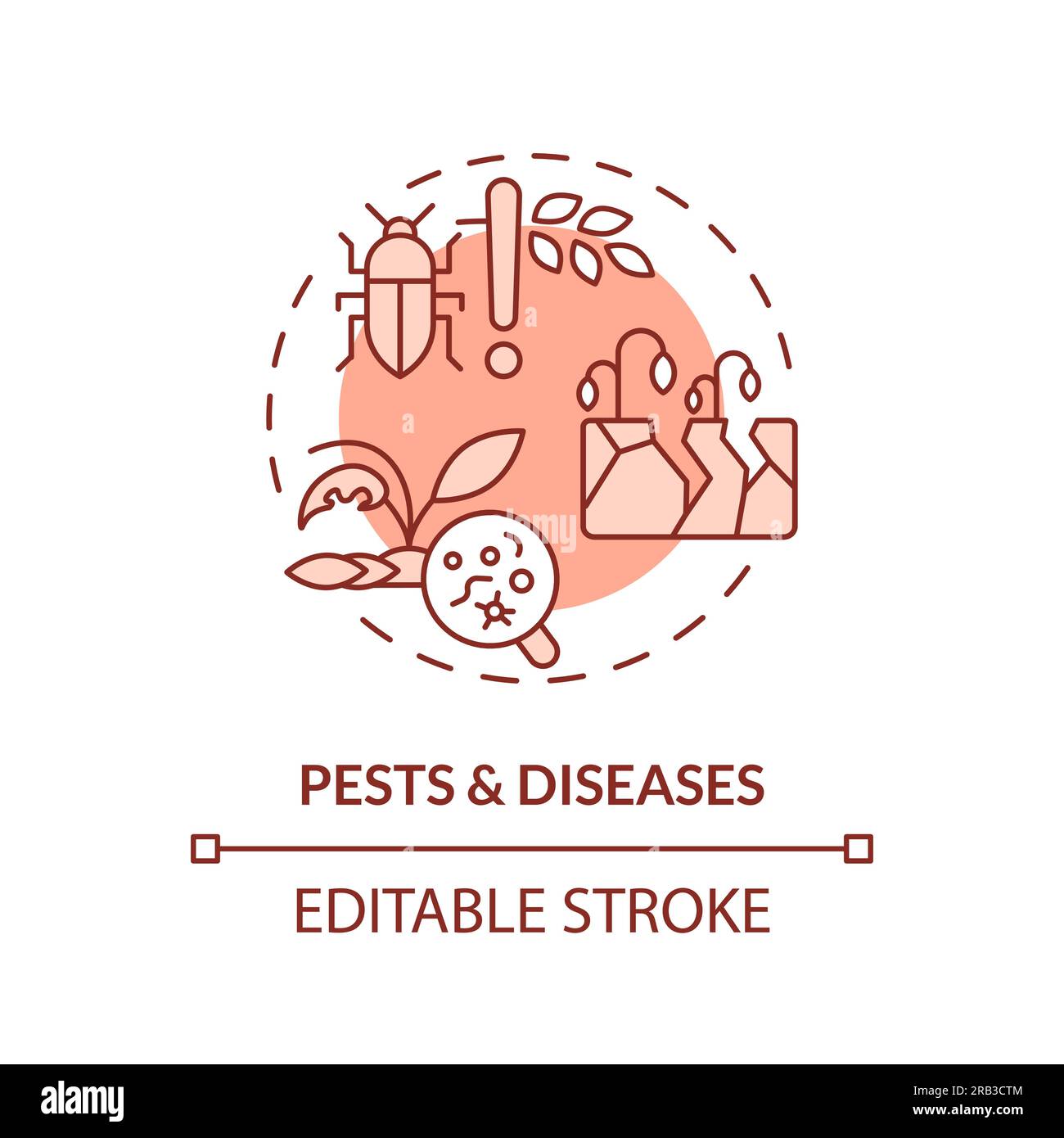 Customizable pests and diseases icon heatflation concept Stock Vector ... Customizable pests and diseases icon heatflation concept Stock Vector ...