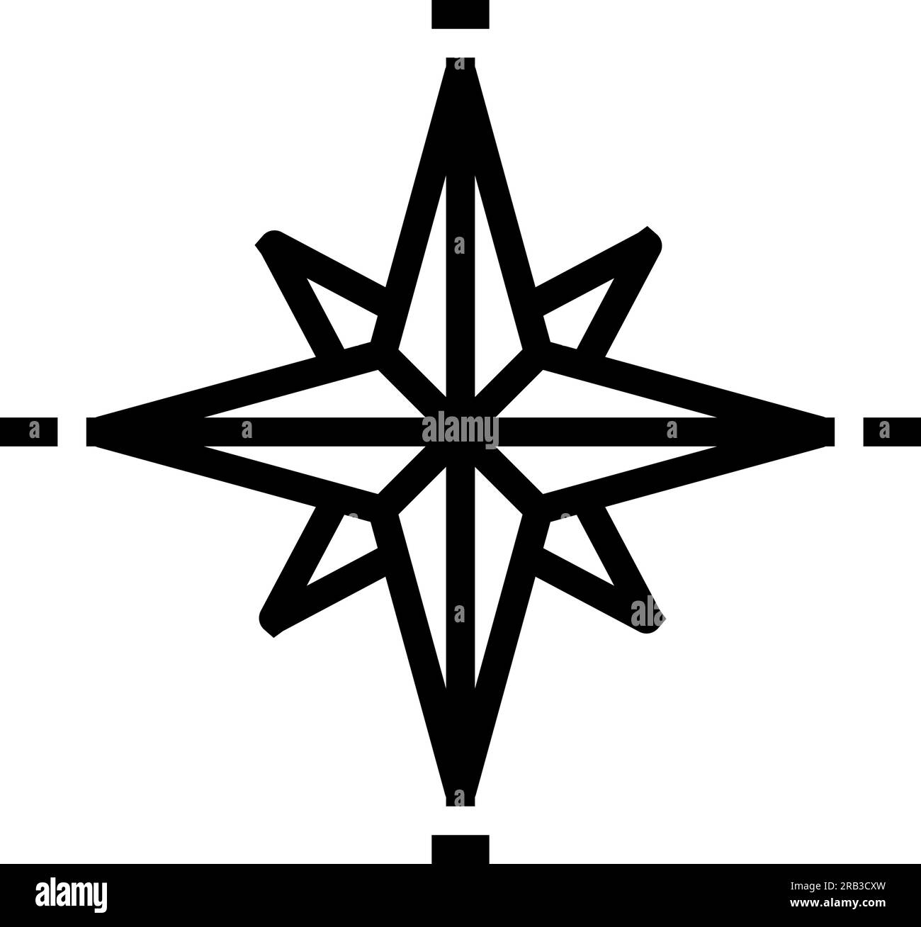 Compass Star Tattoo