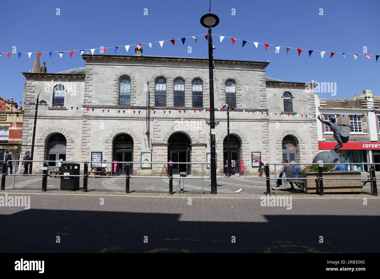 TheaFront facade of Hall for Cornwall in Truro Stock Photo - Alamy