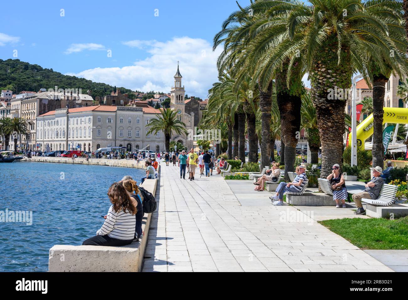 Split seafront view in split hi-res stock photography and images - Alamy
