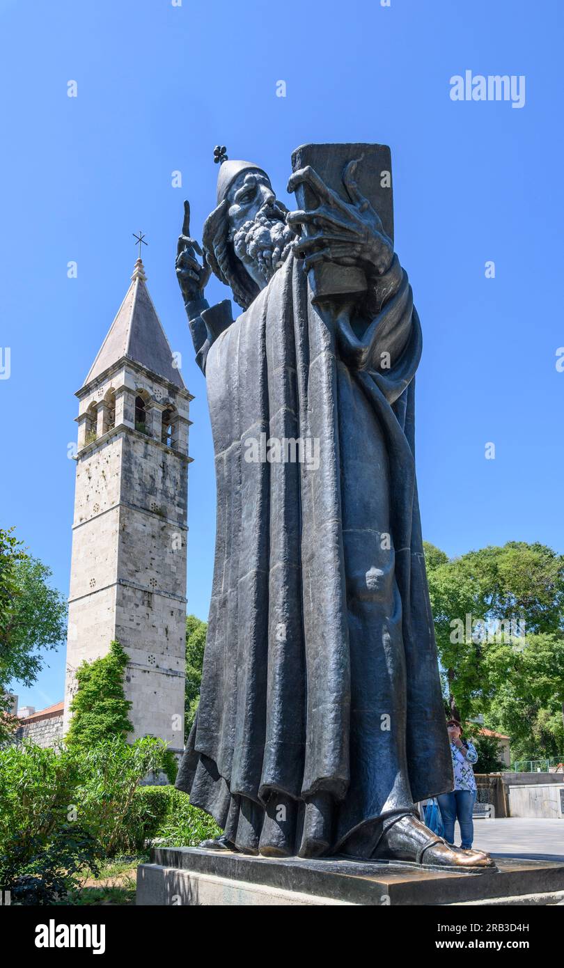 A statue of Gregory of Nin, a medieval bishop of Split, and a famous ...