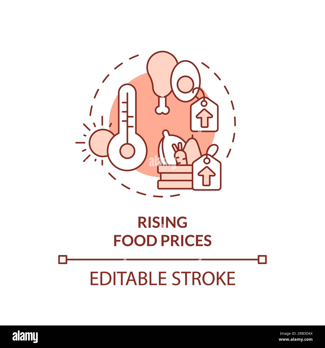 Rising prices infographic hi-res stock photography and images - Alamy