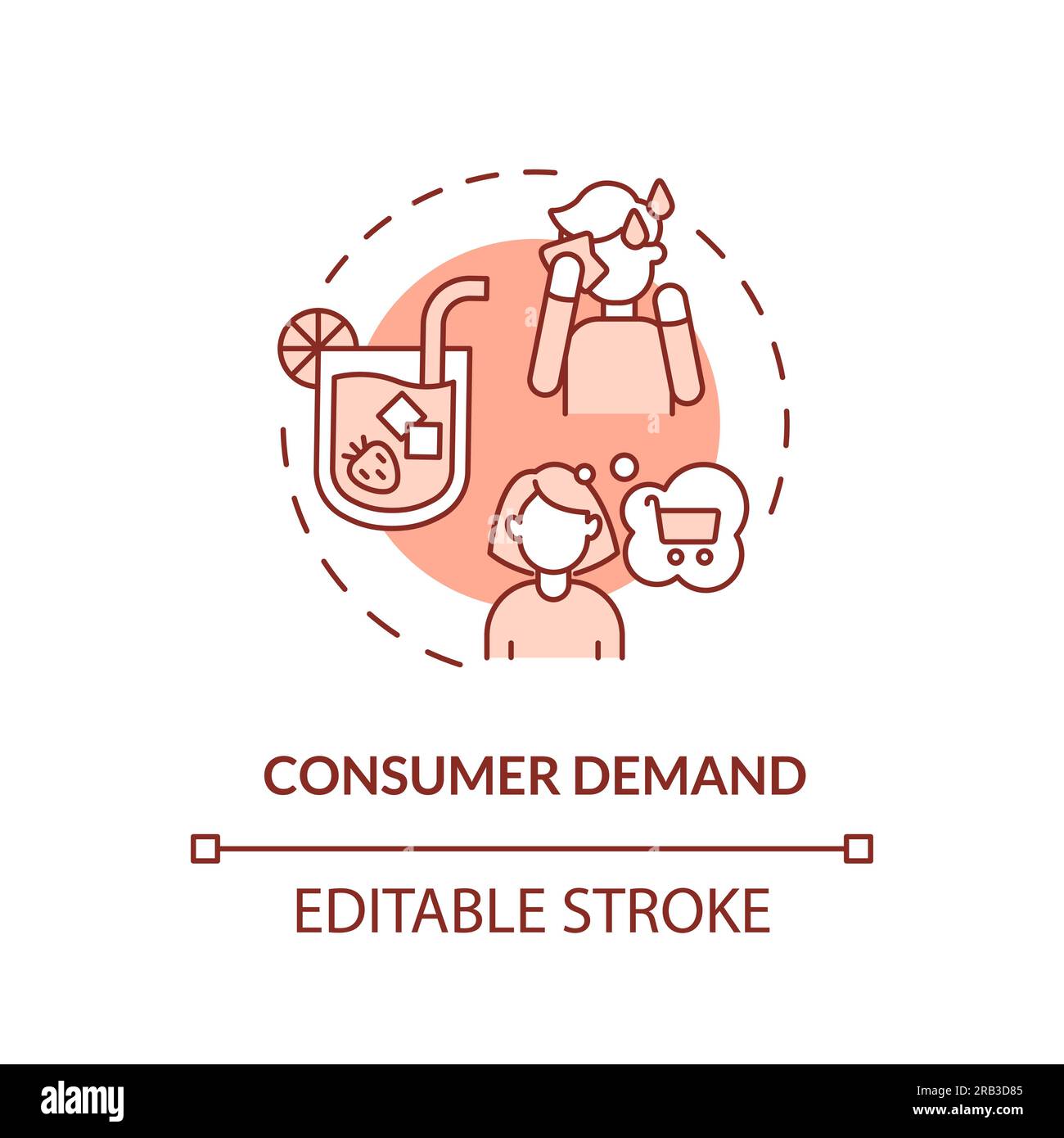 Customizable consumer demand icon heatflation concept Stock Vector ... Customizable consumer demand icon heatflation concept Stock Vector ...