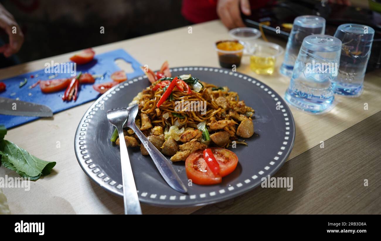 Traditional food cooking competition. fried rice Stock Photo - Alamy