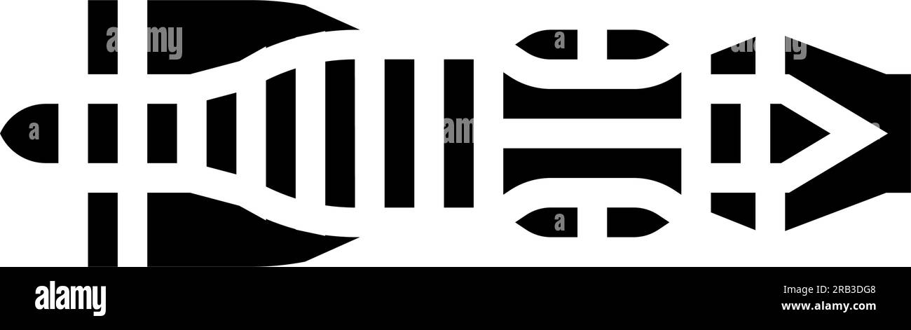jet engine aeronautical engineer glyph icon vector illustration Stock ...