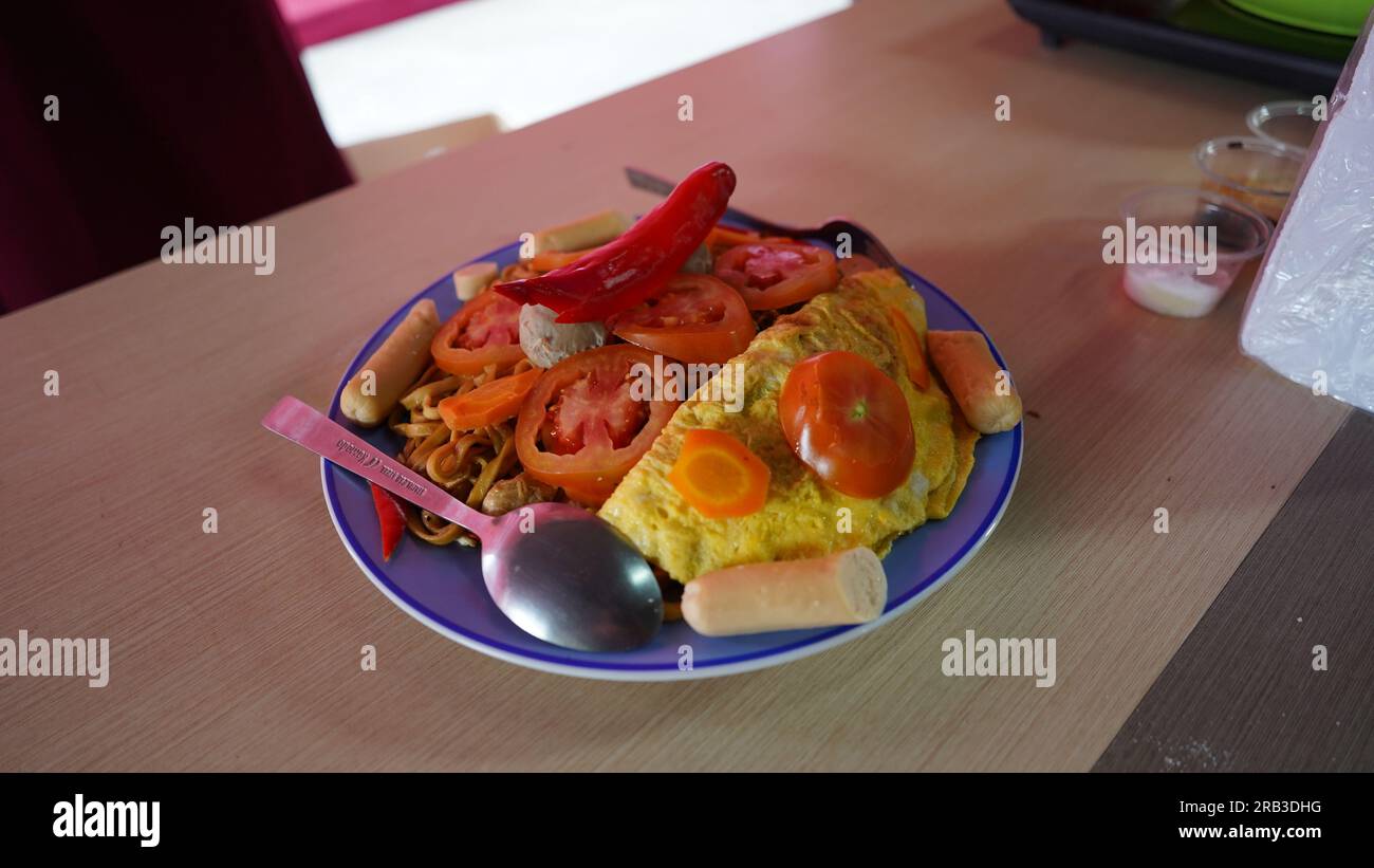 Traditional food cooking competition. fried rice Stock Photo - Alamy