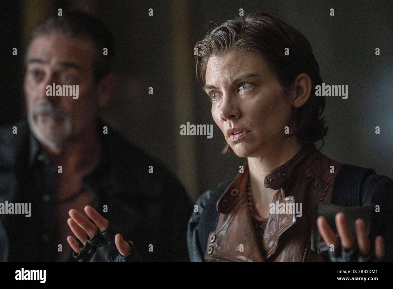 LAUREN COHAN and JEFFREY DEAN MORGAN in THE WALKING DEAD: DEAD CITY ...