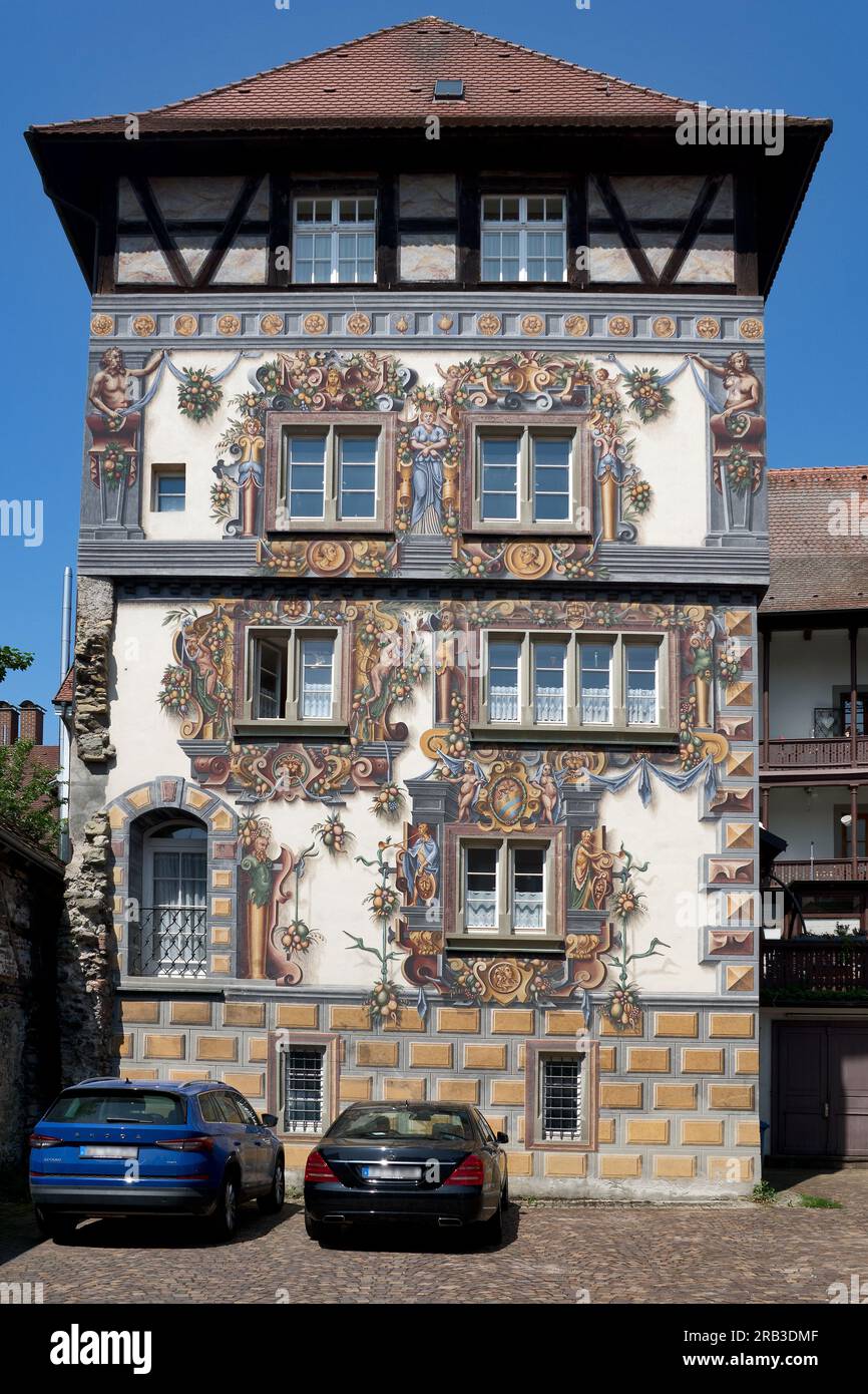 Constance, Germany: medieval tower house. Tower houses were built in ...