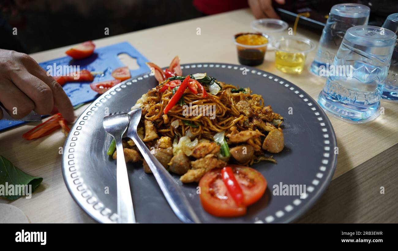 Traditional food cooking competition. fried rice Stock Photo - Alamy