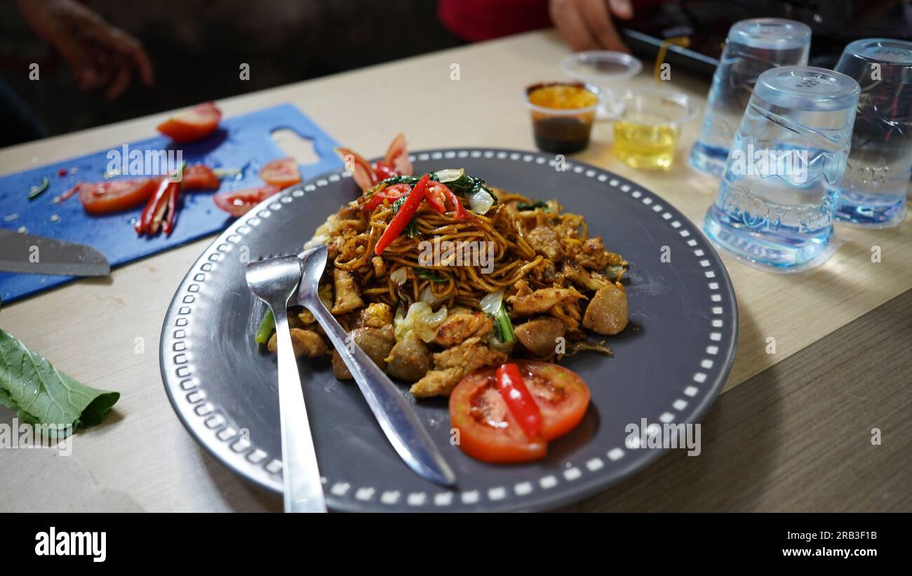 Traditional food cooking competition. fried rice Stock Photo - Alamy