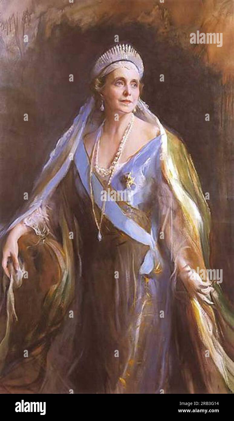 Queen Marie of Romania 1936 by Philip de Laszlo Stock Photo - Alamy