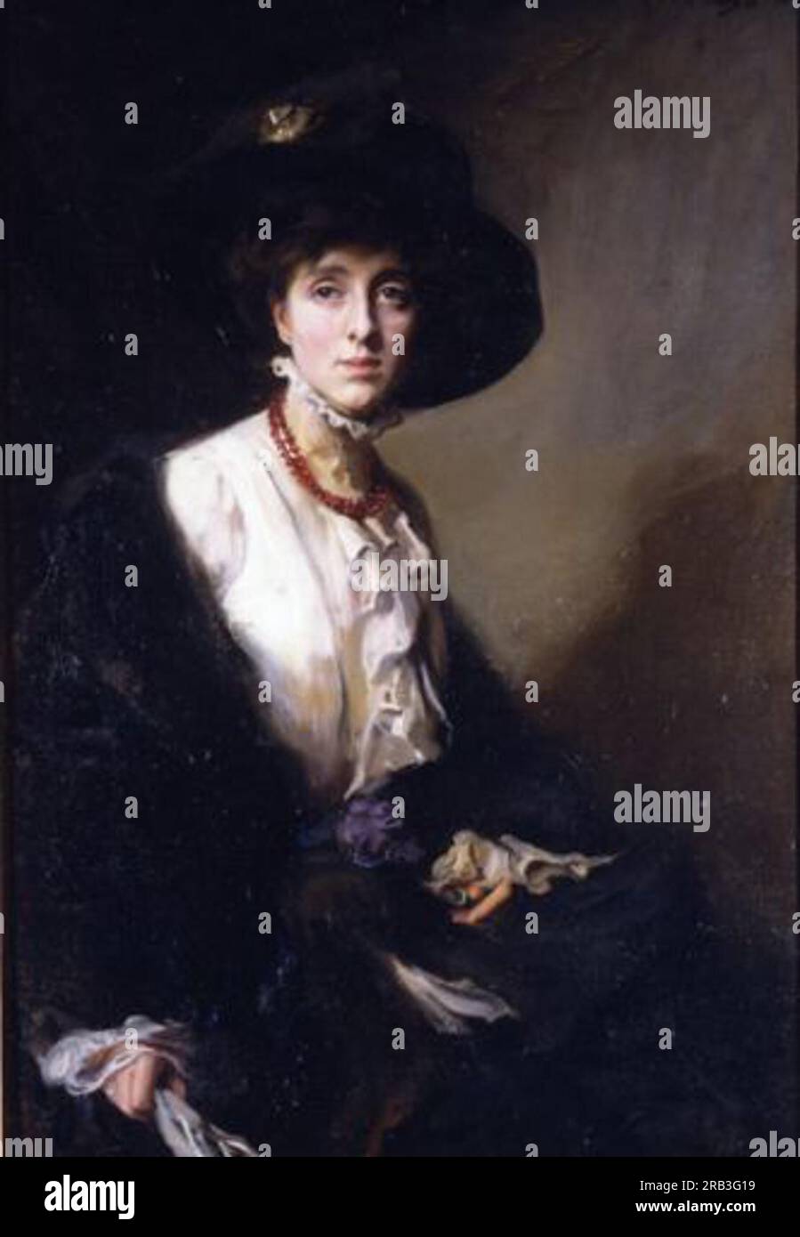 Portrait of Vita Sackville-West 1910 by Philip de Laszlo Stock Photo ...