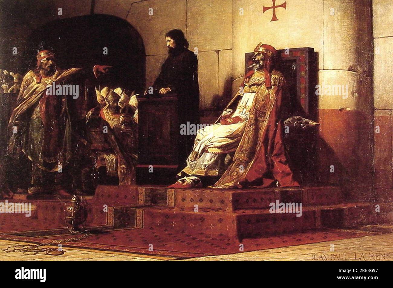 Pope Formosus and Stephen VI - The Cadaver Synod 1870 by Jean-Paul ...