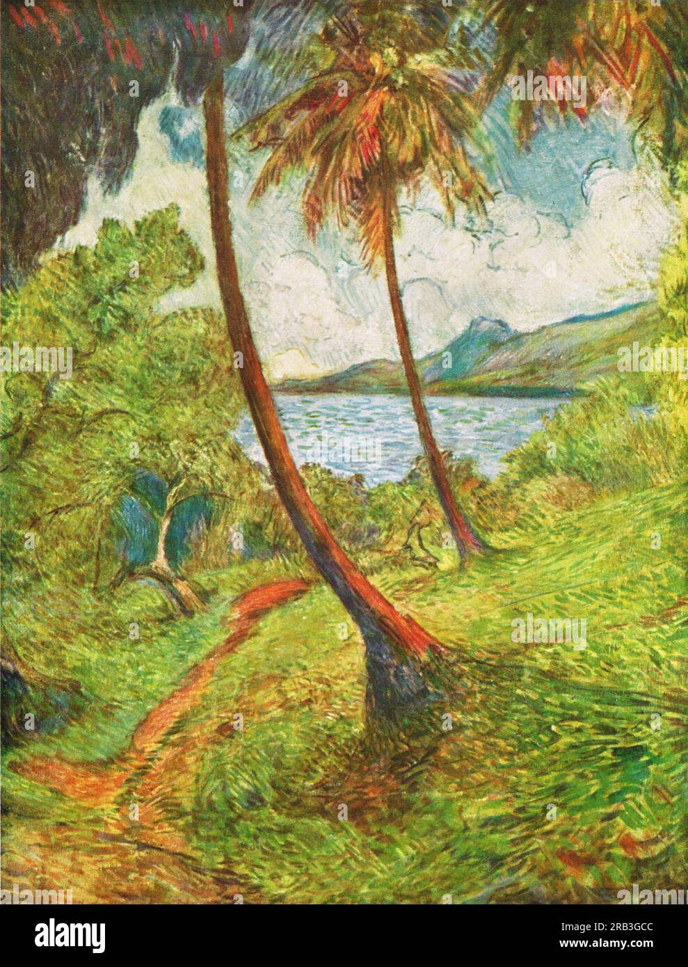 Landscape of Martinique 1887 by Charles Laval Stock Photo - Alamy