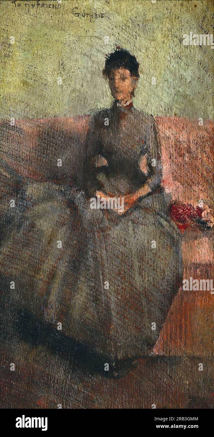 Mrs Guthrie 1898 by John Lavery Stock Photo - Alamy