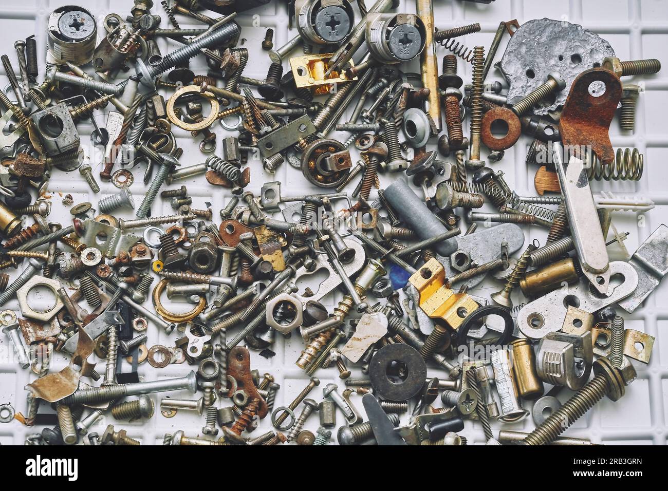 Various hardware fasteners nuts bolts hi-res stock photography and ...