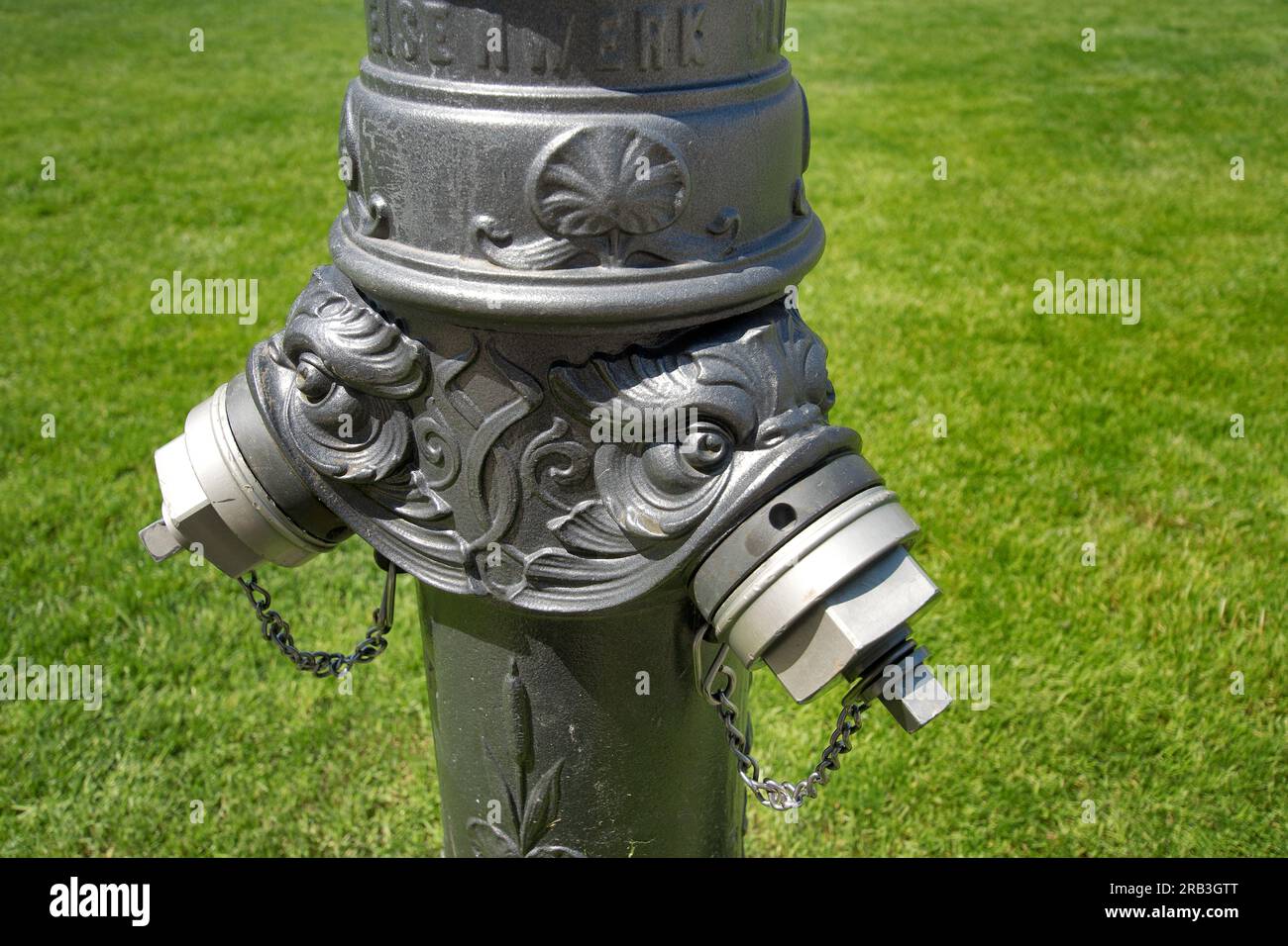 St. Gallen, Switzerland: decorative hydrant. The Swiss city of St ...