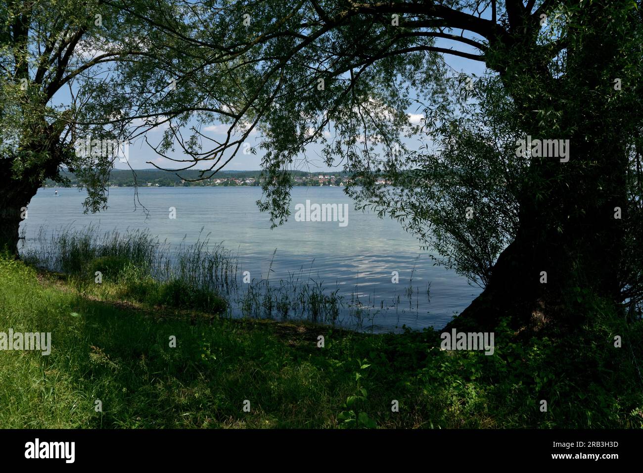 Island of Reichenau, Germany: view of lake constance - Taken from the ...