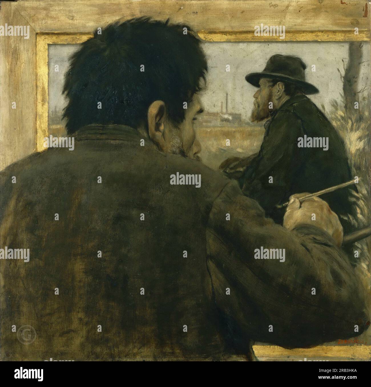 Raffaelli painting hi-res stock photography and images - Alamy