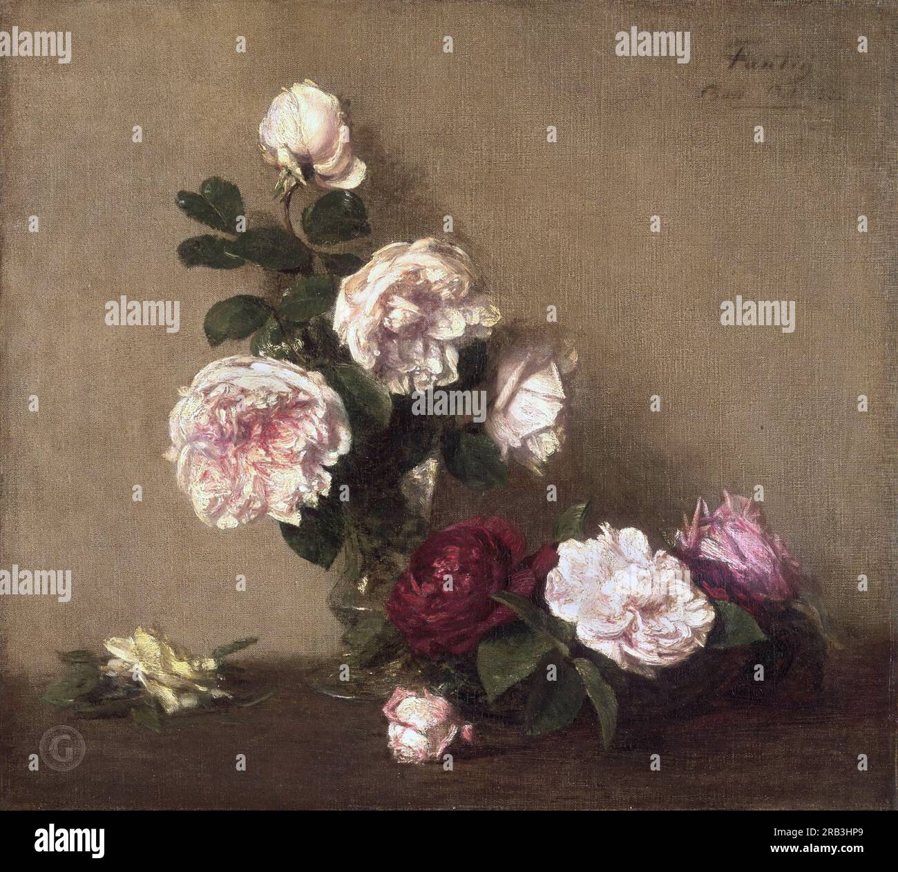 Ignace-Henri-Jean-Théodore Fantin-Latour, French, 1836-1904 -- Still ...