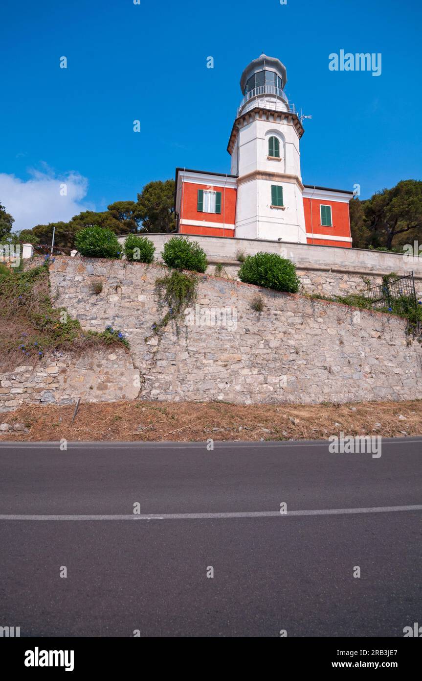 Italy, Liguria, Andora, Faro di Capo Mele, Lighthouse Stock Photo - Alamy