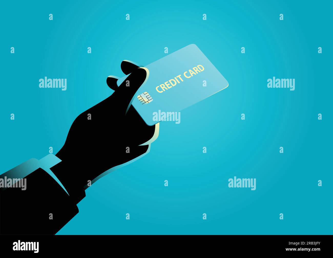 Giving business card Stock Vector Images - Alamy