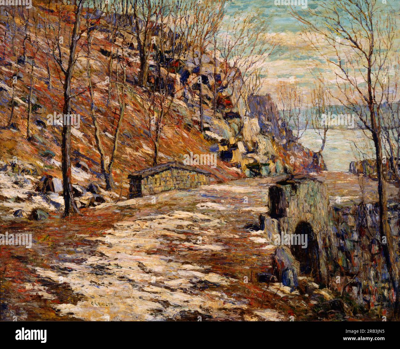 Road down the palisades hi-res stock photography and images - Alamy