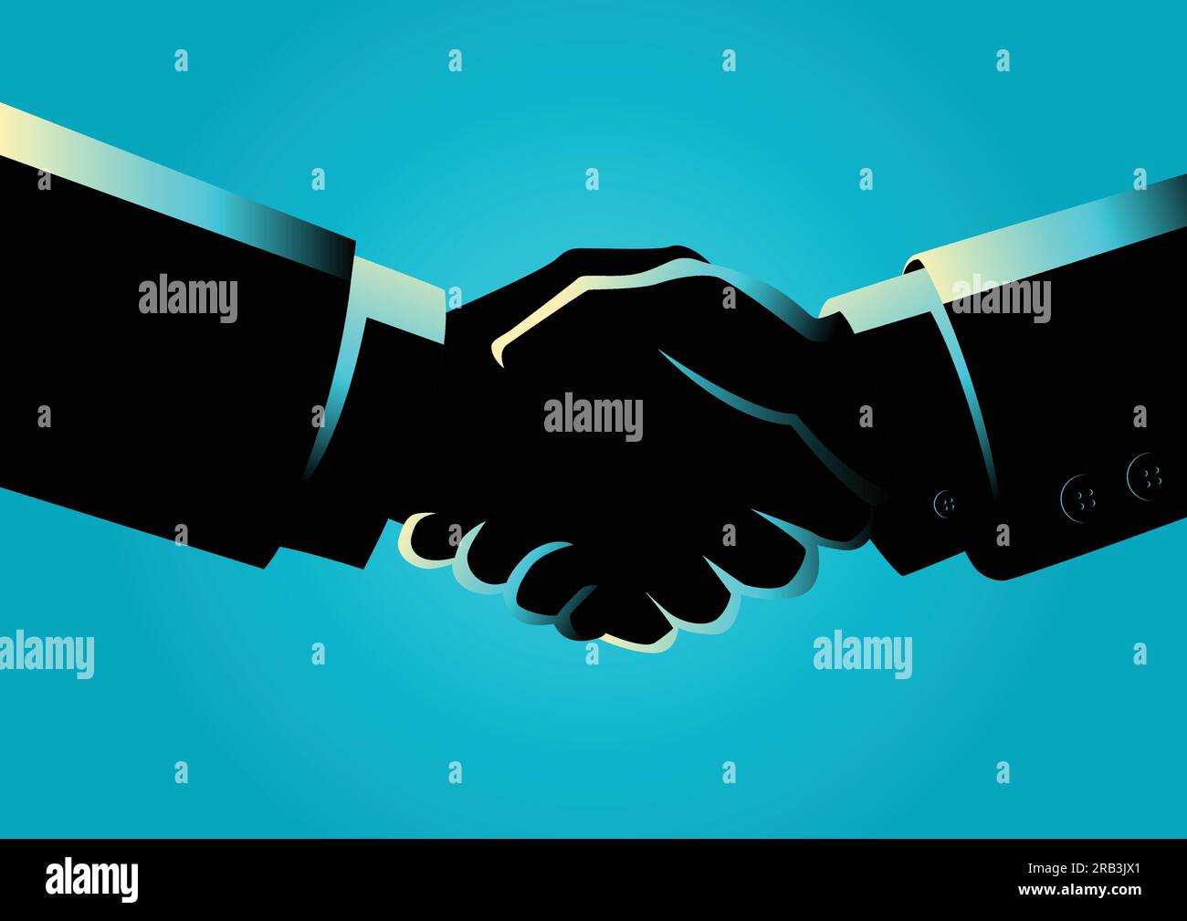 Man shaking hands partner Stock Vector Images - Alamy