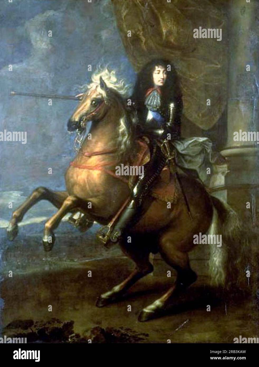 Portrait of louis xiv charles le brun hi-res stock photography and ...