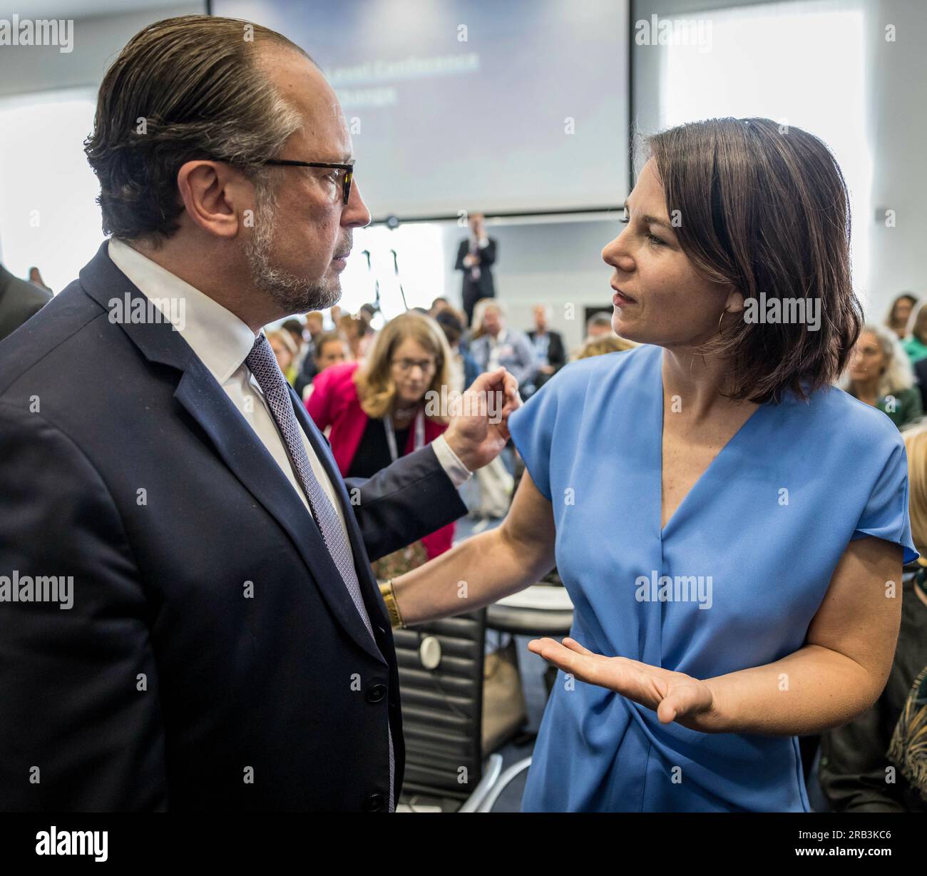 Vienna, July 7th, 2023. Annalena Baerbock (Buendnis 90/Die Gruenen ...