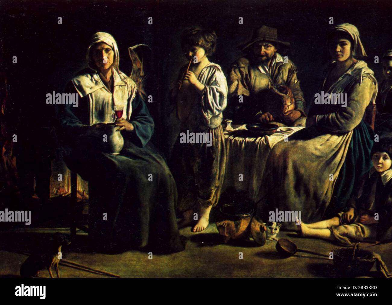 The Family of the peasants c.1640; Paris, France by Le Nain brothers ...