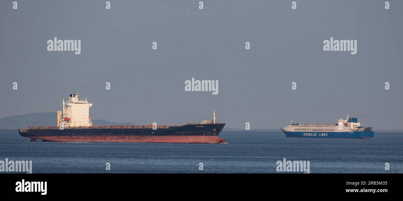 Bristol Channel Ship Stock Photo - Alamy