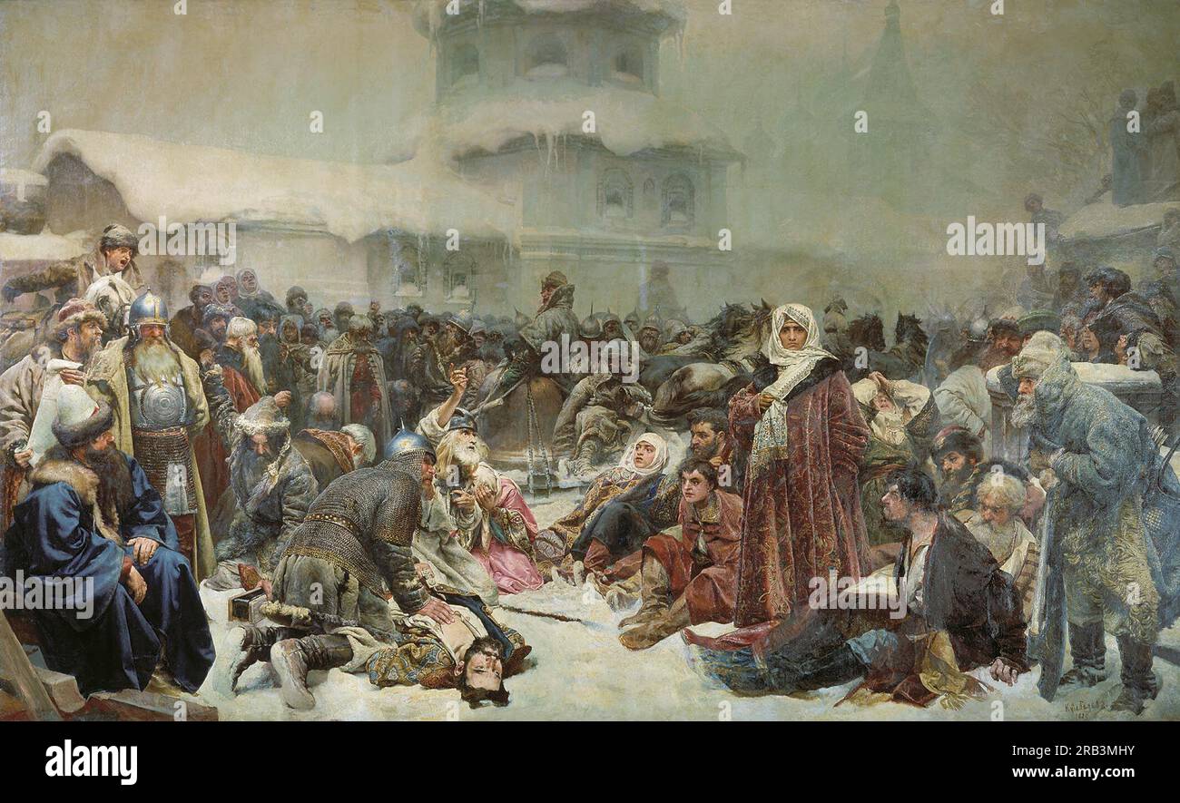 Destruction of novgorod by ivan iii hi-res stock photography and images ...