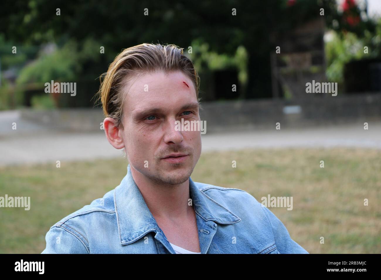 PRODUCTION - 05 July 2023, Saarland, Saarbrücken: Actor Daniel Sträßer ...