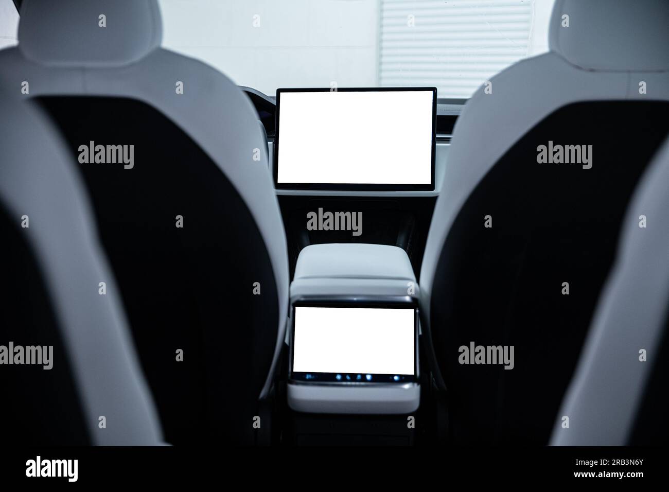 Screen of the multimedia system in a modern car Stock Photo - Alamy