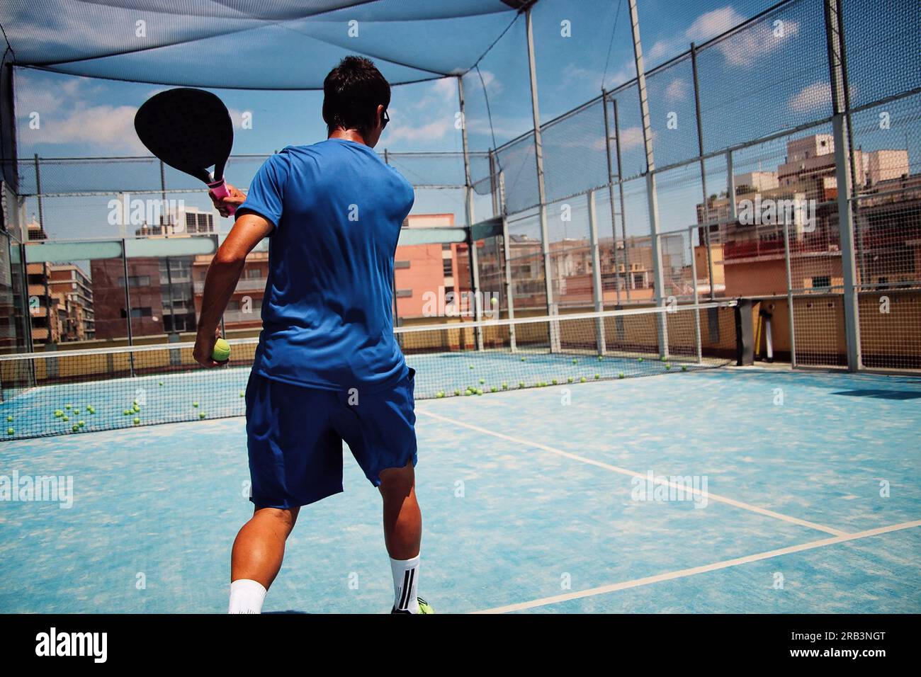 Padel player hi-res stock photography and images - Alamy
