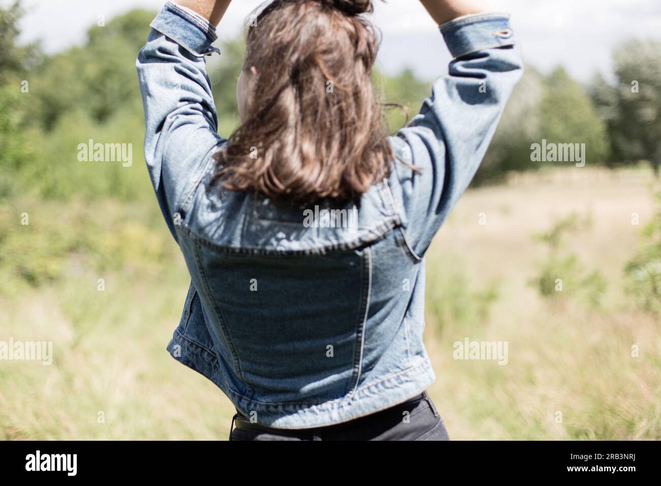 Girl wearing jacket hi-res stock photography and images - Alamy
