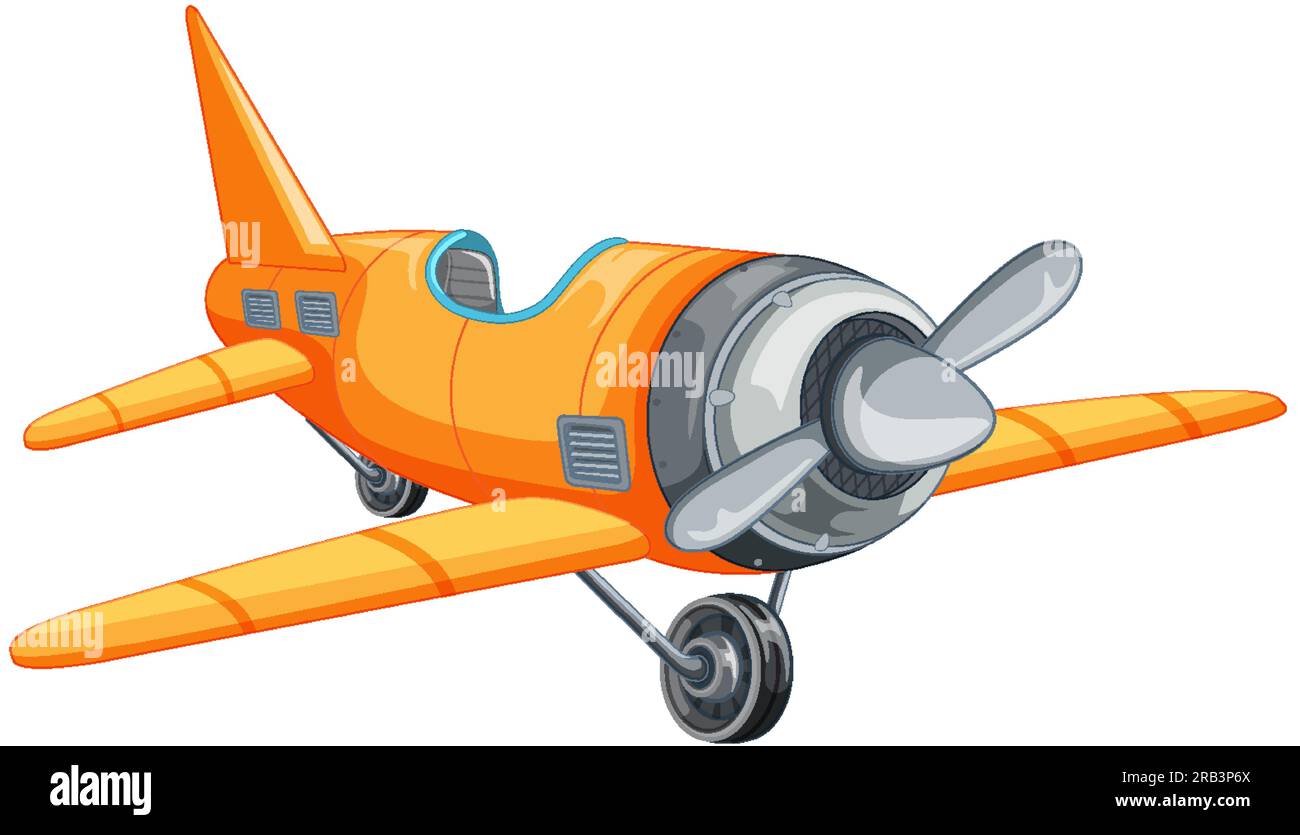 Isolated jet plane cartoon illustration Stock Vector Image & Art - Alamy