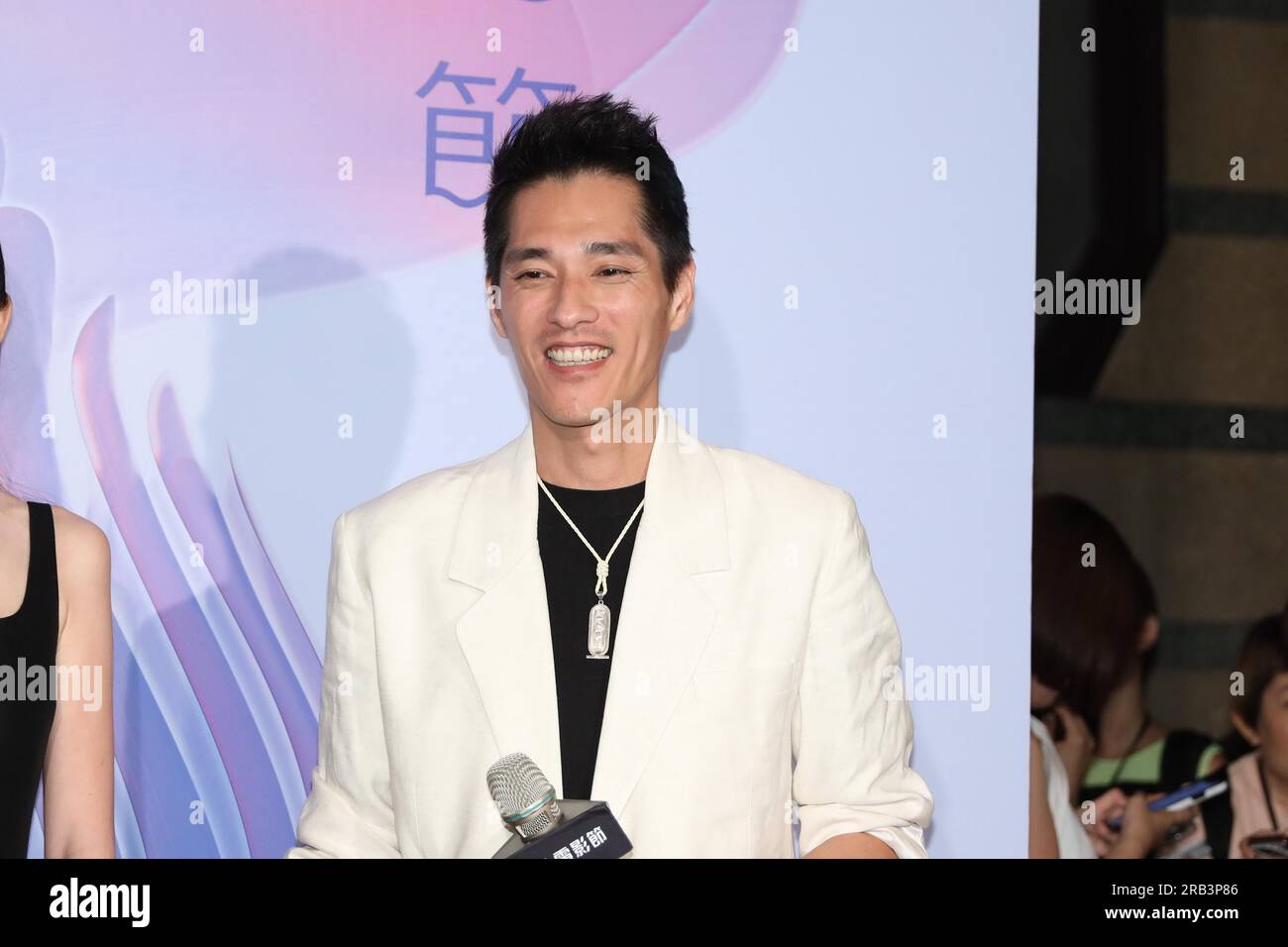 Taiwanese actor and film director Lan Cheng-lung attends activity in ...