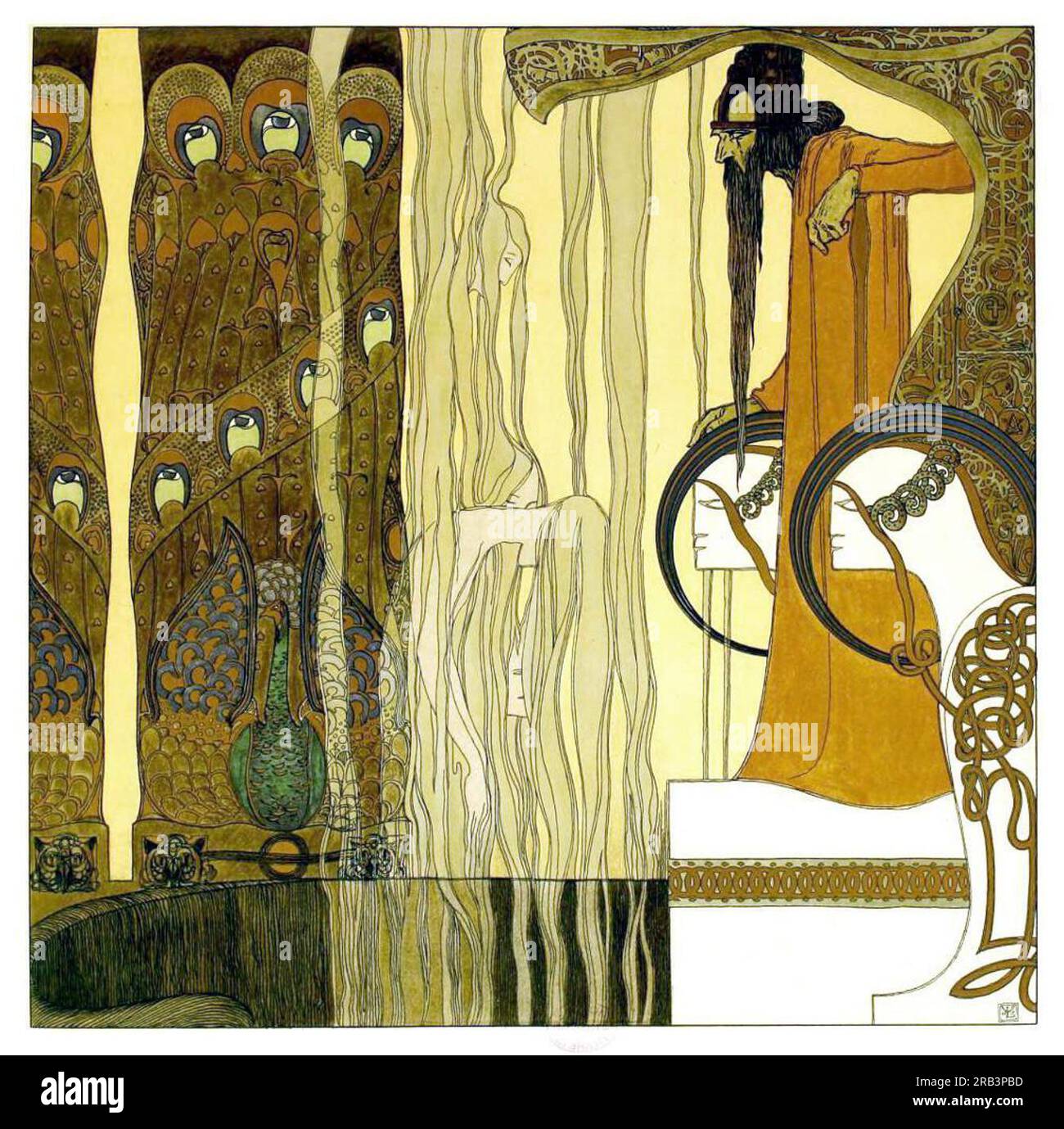 Die Bucher Der Chronika Der Drei Schwestern 16 1900 by Heinrich Lefler ...