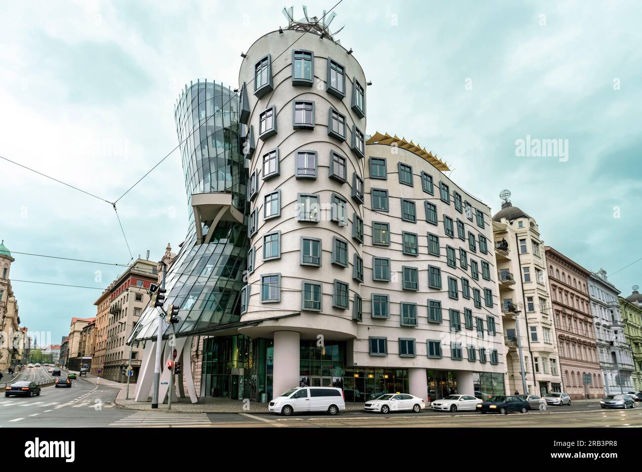 Iconic dancing house in hi-res stock photography and images - Alamy