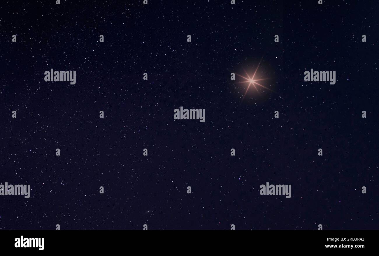 Bright star in the sky hi-res stock photography and images - Alamy