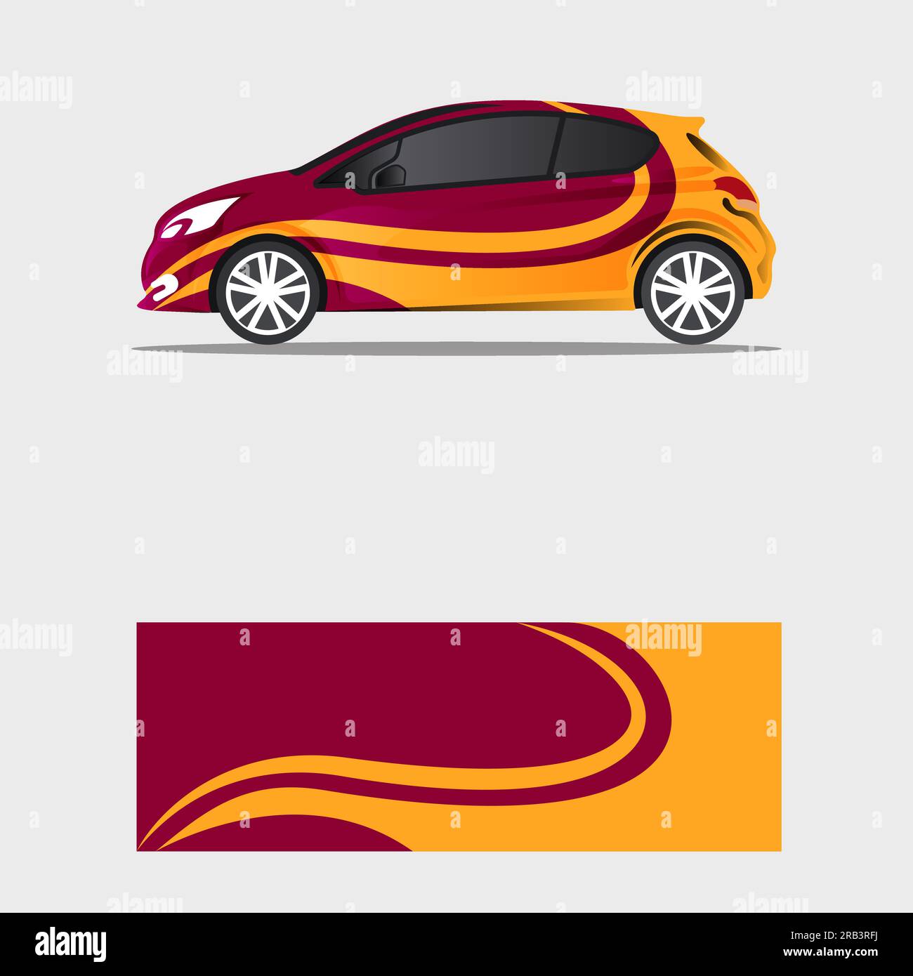 Bus wrap advertising Stock Vector Images - Alamy