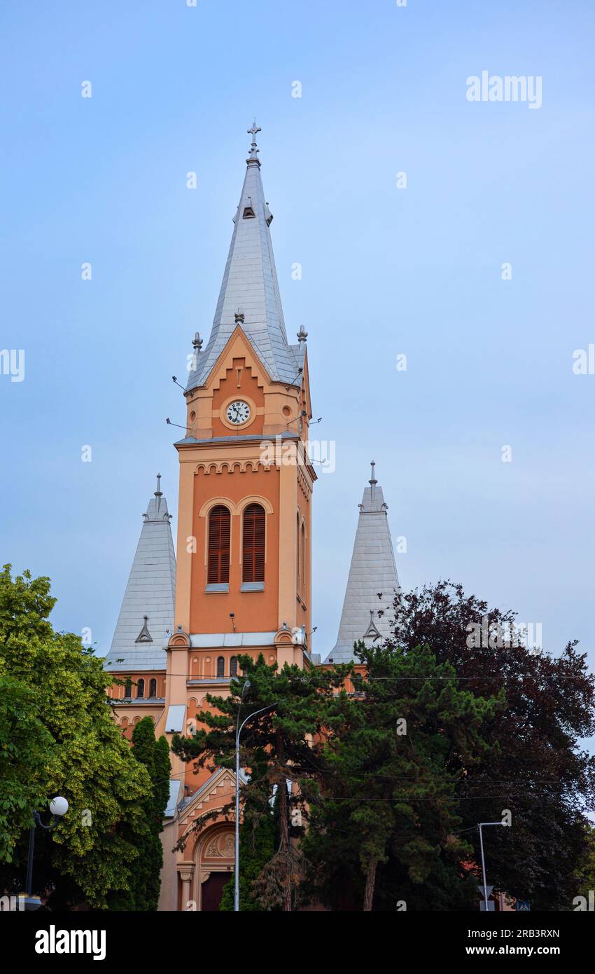 Ancient catholic church clock tower hi-res stock photography and images ...