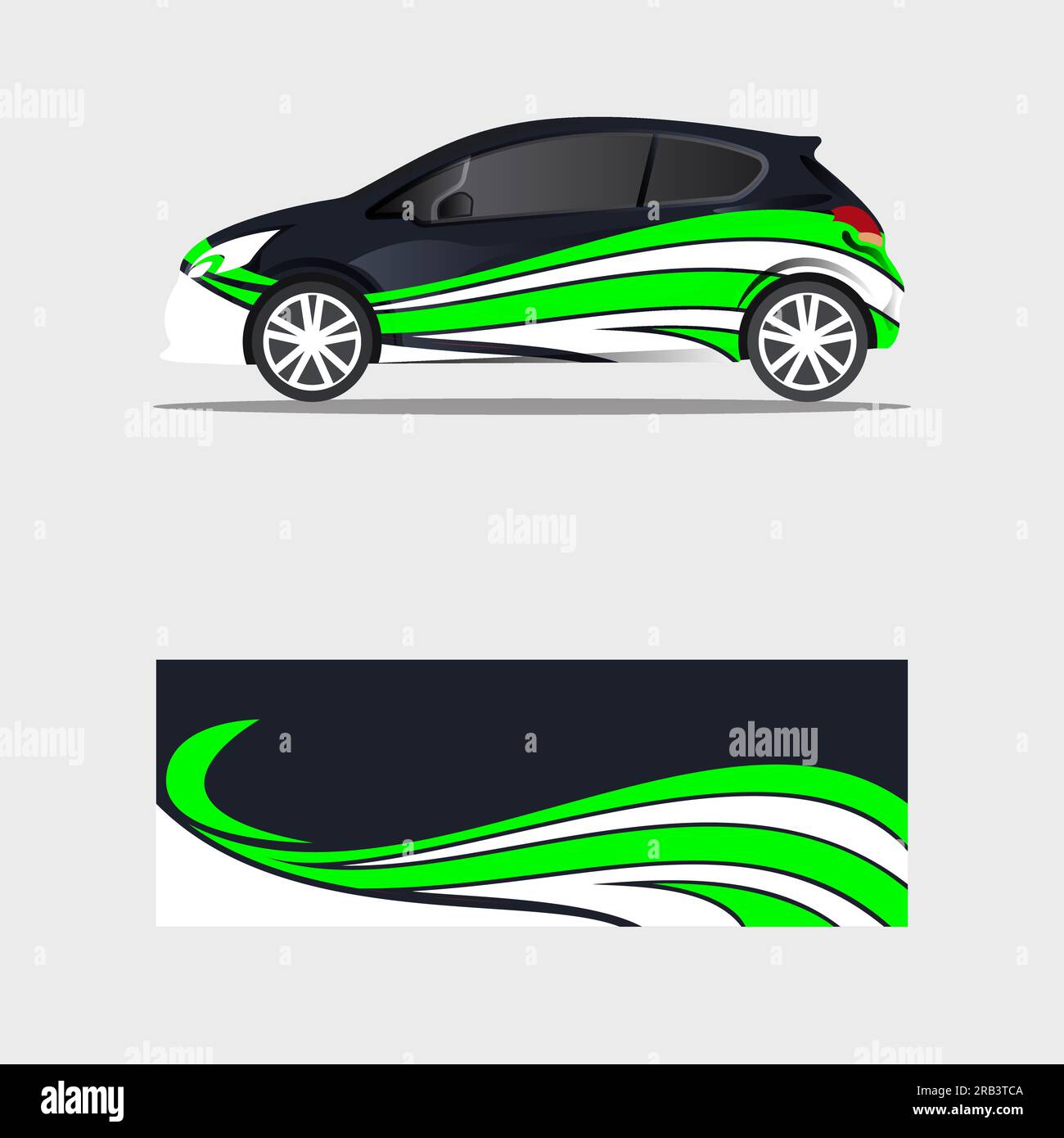 wrapping car decal color elegant design vector Stock Vector Image & Art ...